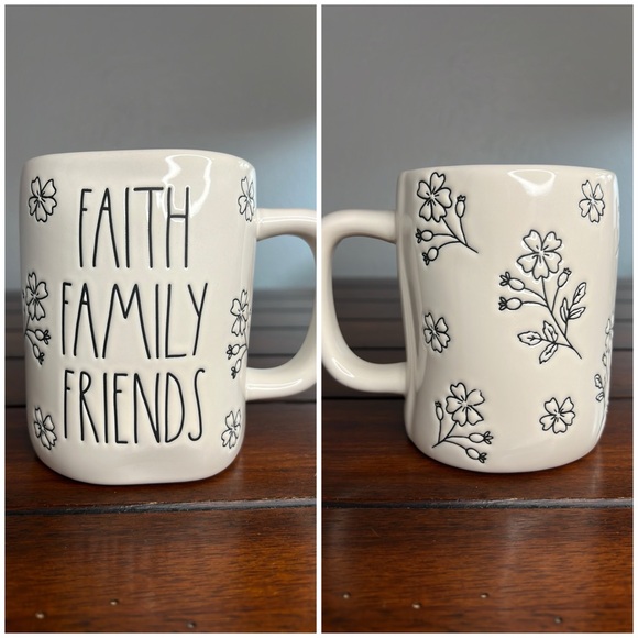 Rae Dunn | Kitchen | Rae Dunn Nwt Faith Family Friends Mug | Poshmark